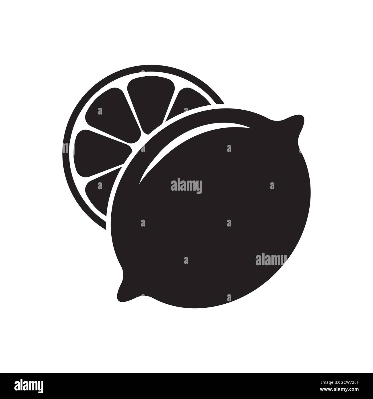 Lemon icon illustration isolated vector sign Stock Vector Image & Art ...
