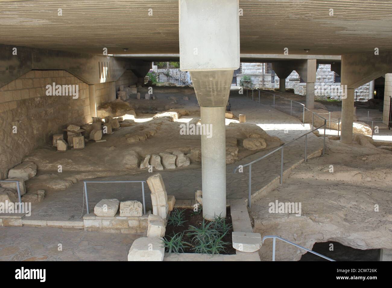 Archaeological works around the ancient City of Nazareth Stock Photo ...