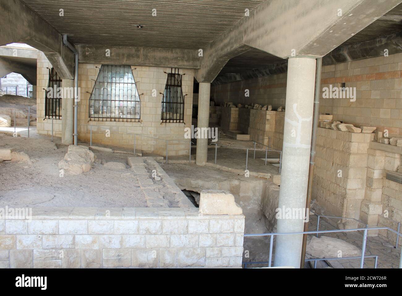 Archaeological dig uncovering remains of the ancient City of Nazareth ...