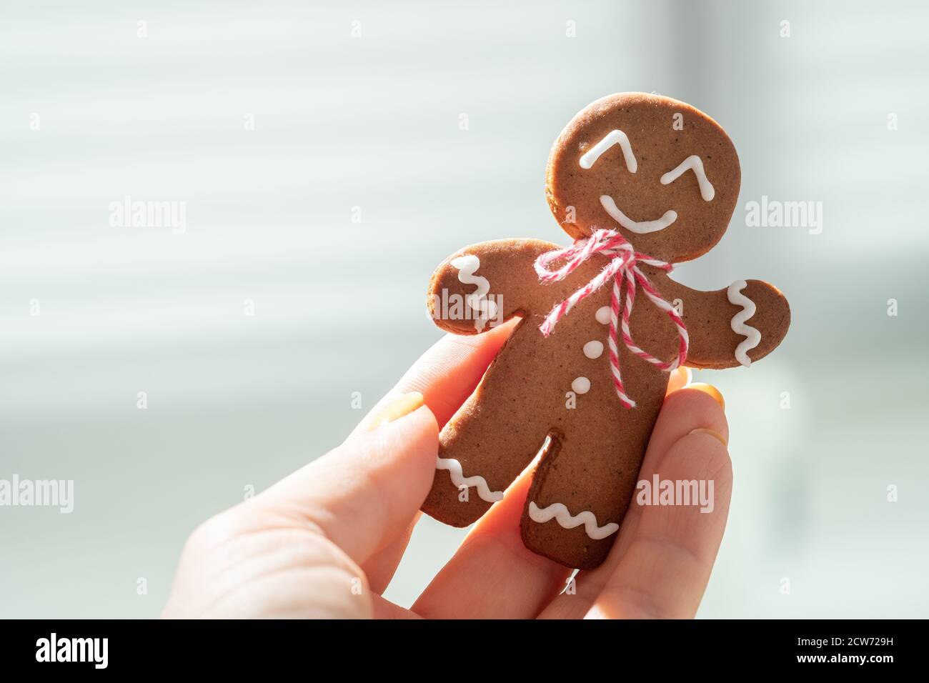 Cute Gingerbread man Stock Photo - Alamy