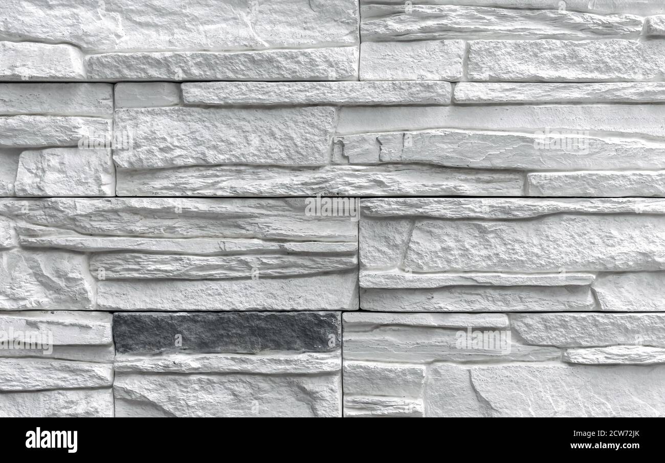 Texture of gray facade stone for exterior decoration of the house Stock ...