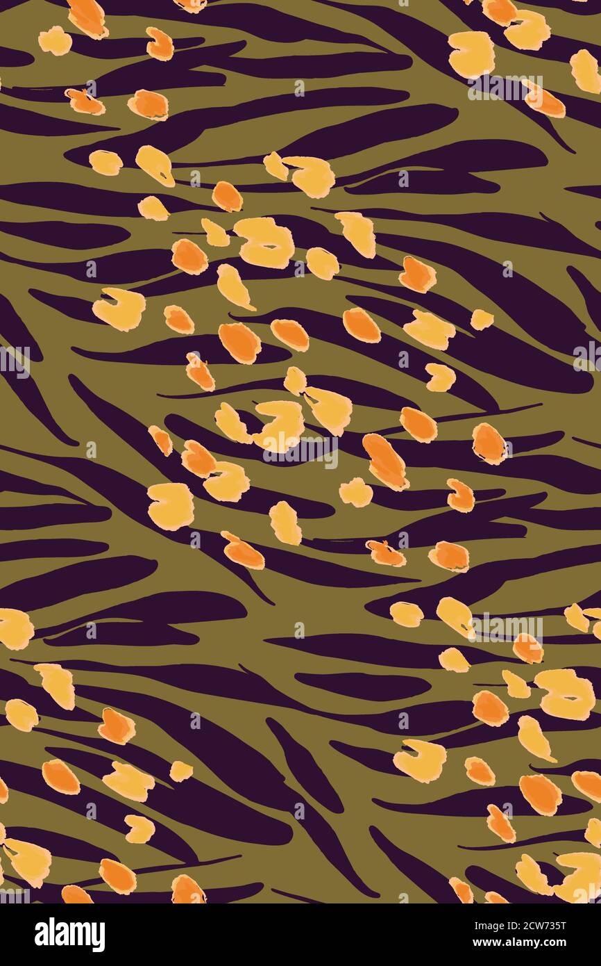 Animal texture seamless background pattern. Fashion print, textile ...