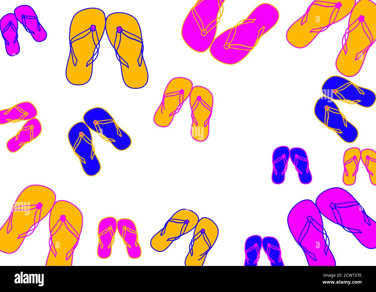 Flip Flop Printable Pattern