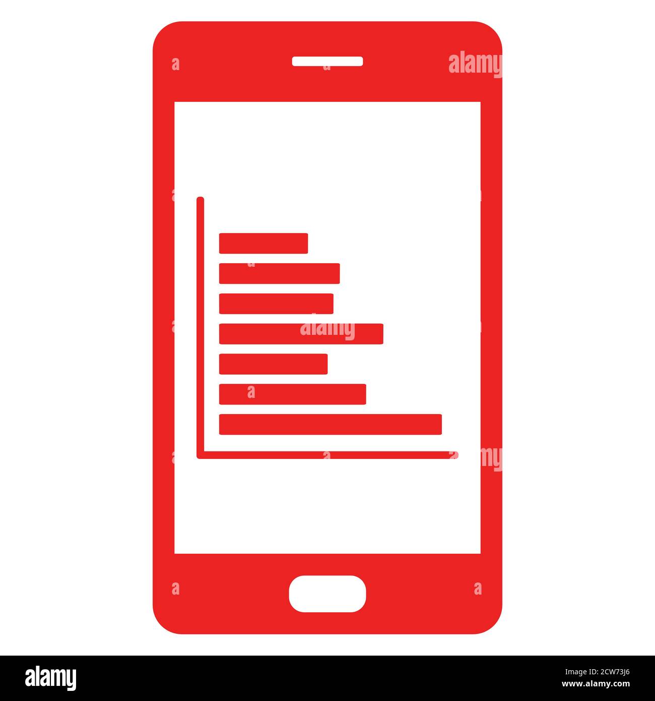 Chart and smartphone Stock Photo - Alamy