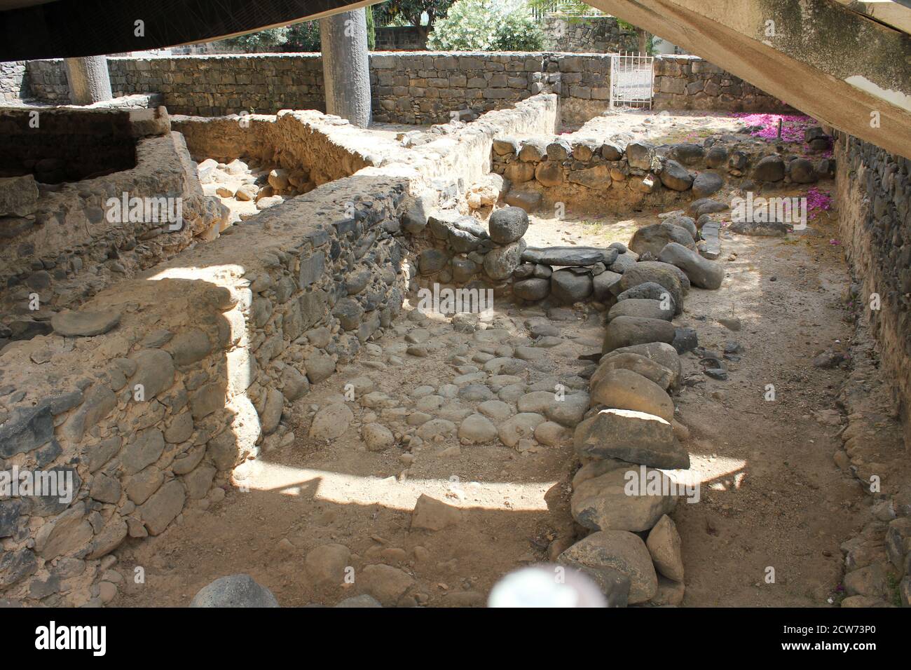 Excavations of the ancient Roman City of Capernaum under the Church of ...
