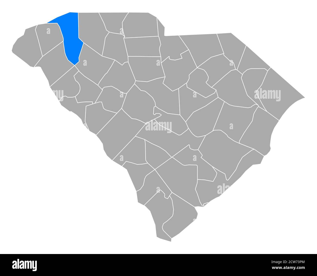 Map of Greenville in South Carolina Stock Photo - Alamy