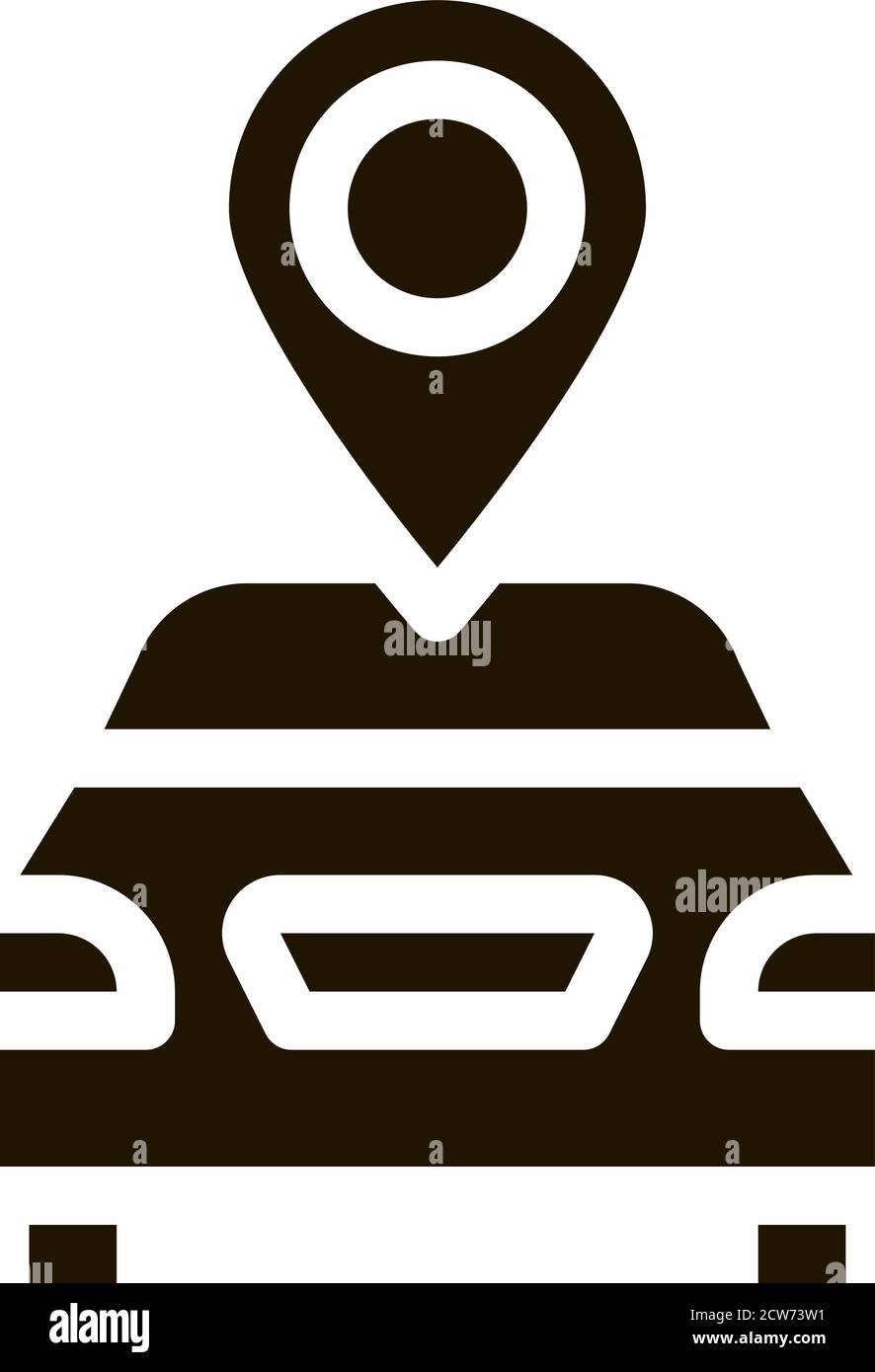 Geolocation Machines Logo Icon Vector Glyph Illustration Stock Vector ...