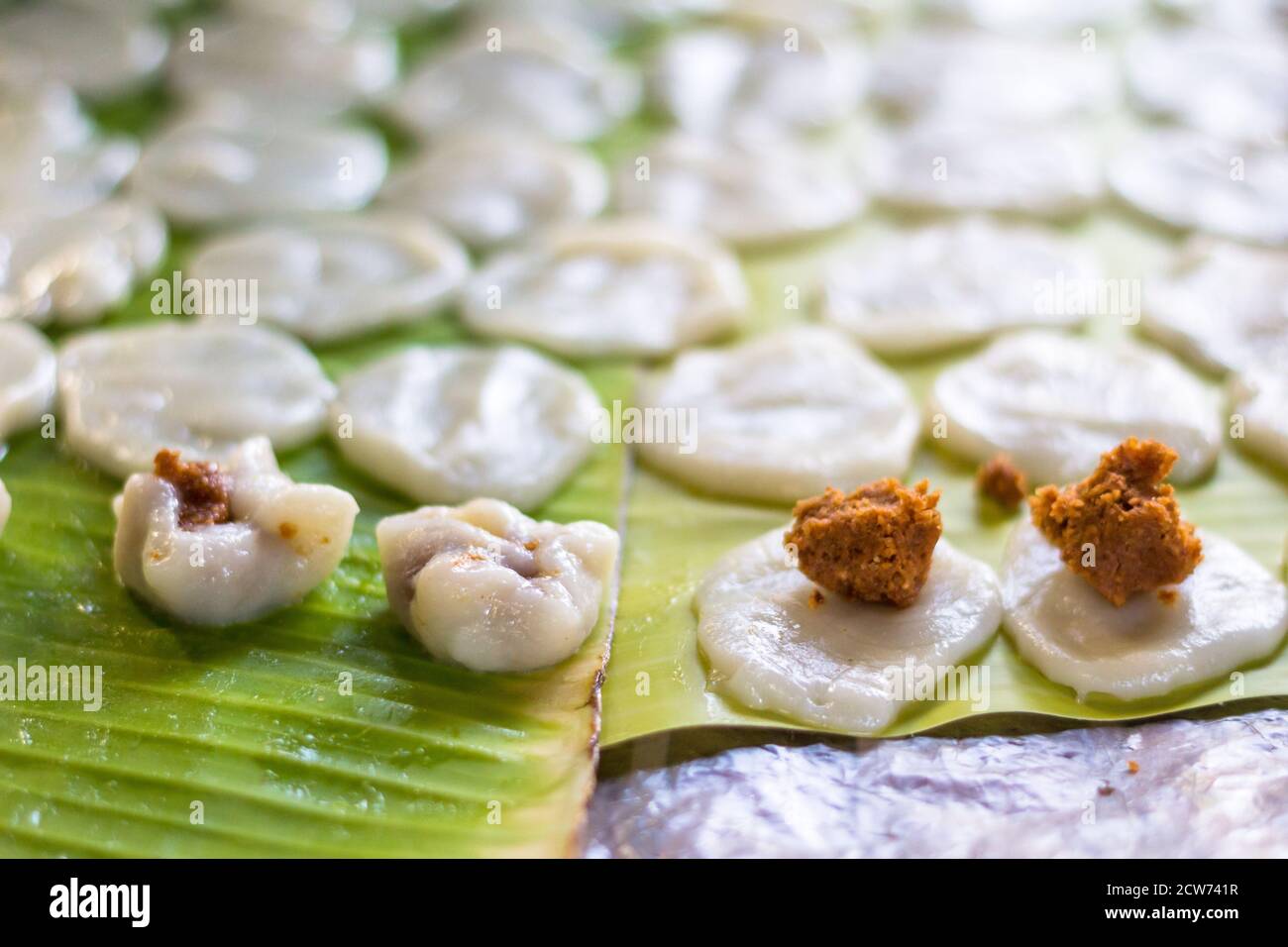 Preparing rice cakes in Talisay City, Cebu Stock Photo - Alamy