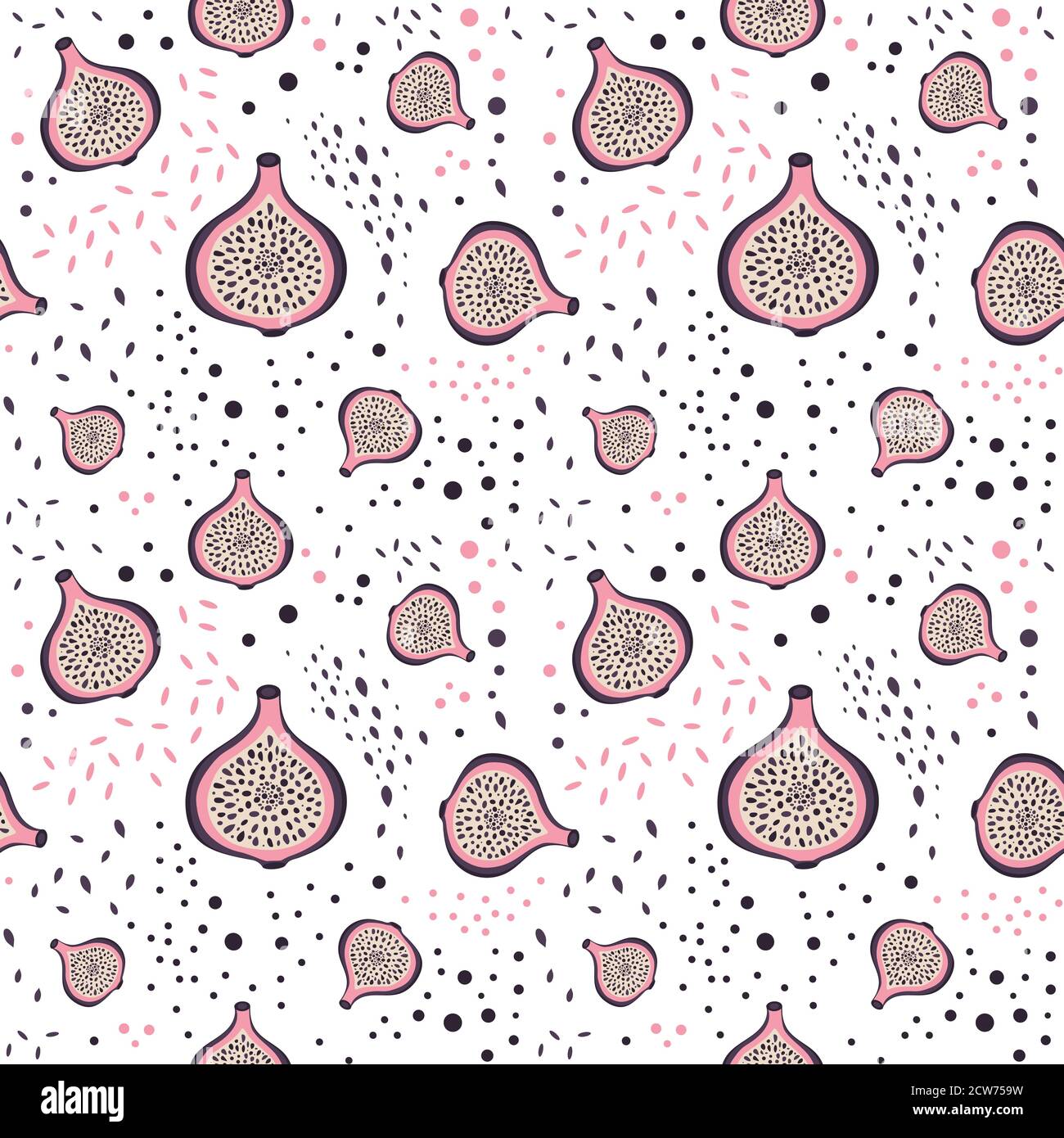 Half fig fruit hand Cut Out Stock Images & Pictures - Alamy