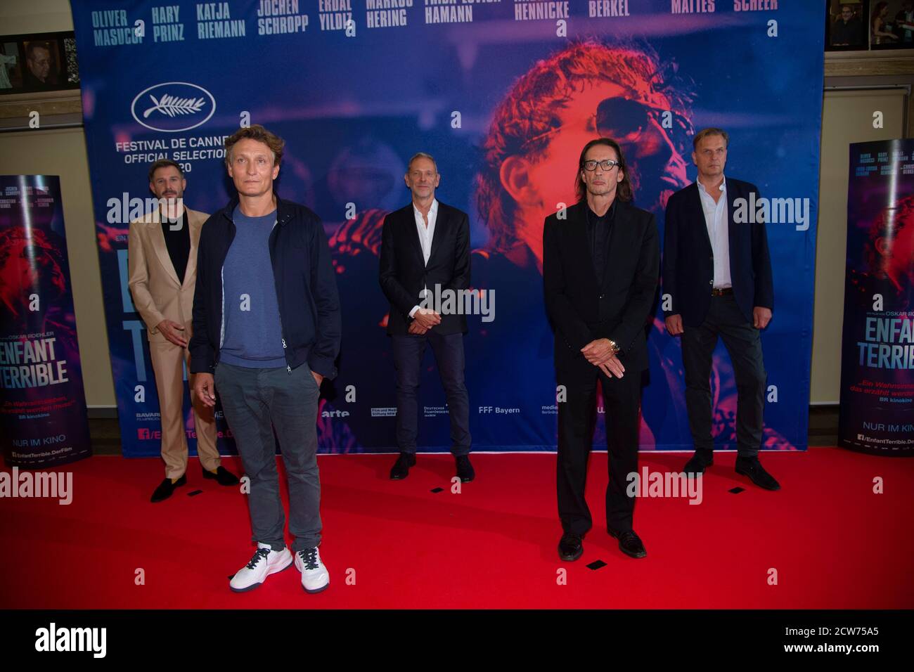 from left: Jochen SCHROPP, actor, Oliver MASUCCI, actor, Markus ZIMMER ...