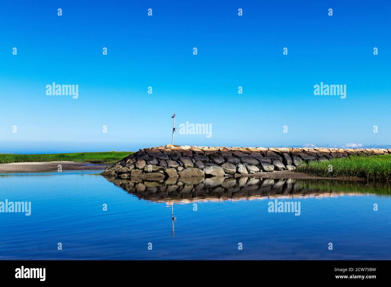 Coastal Harbor And Breakwater High Resolution Stock Photography and ...