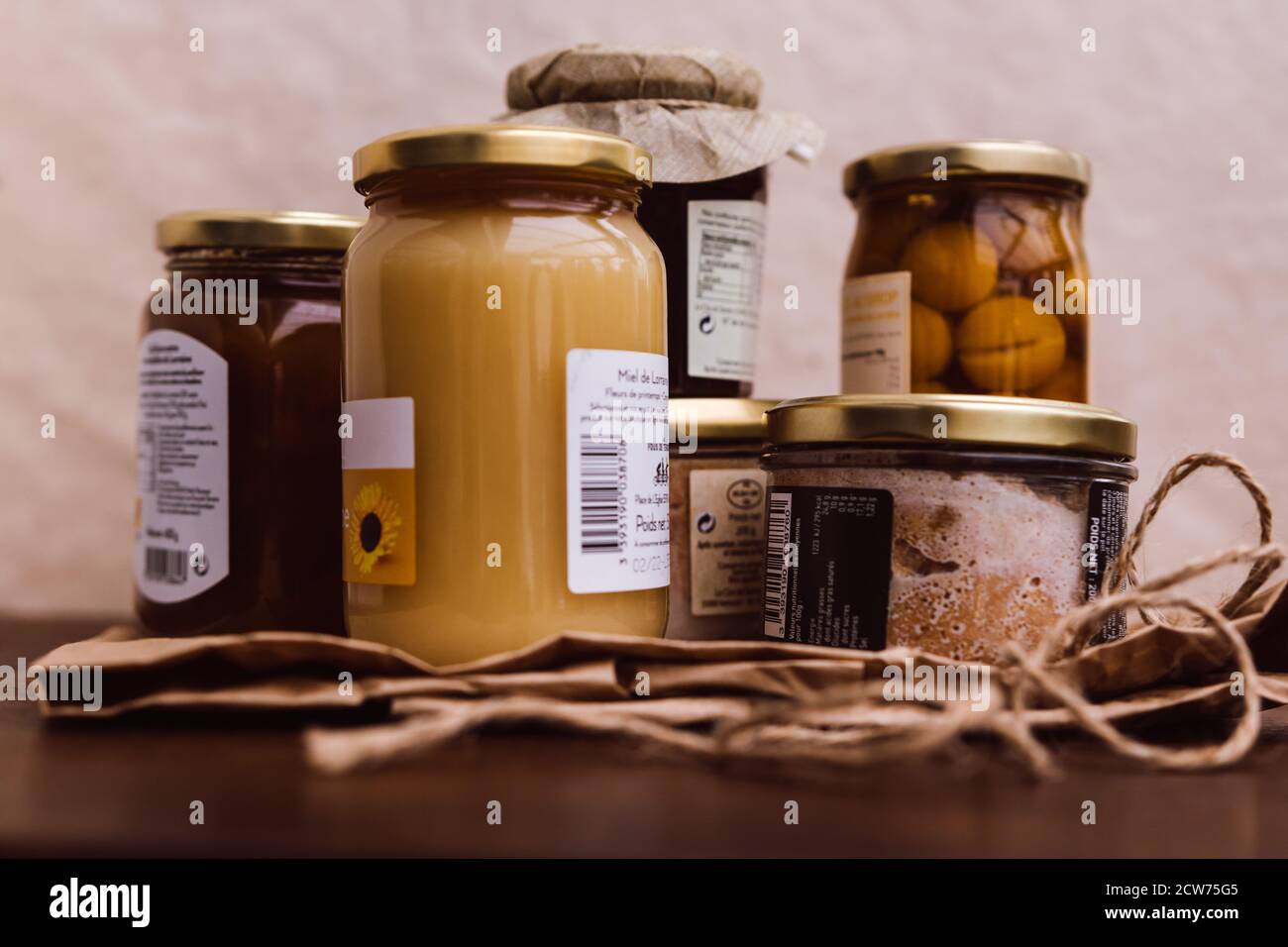 Kraft products hi-res stock photography and images - Alamy