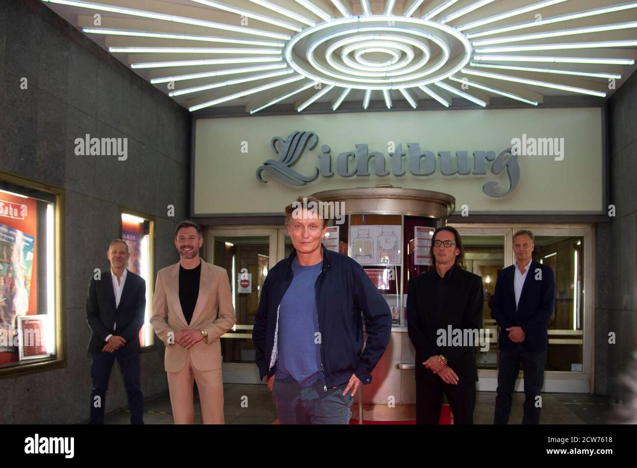 from left: Markus ZIMMER, producer, Jochen SCHROPP, actor, Oliver ...