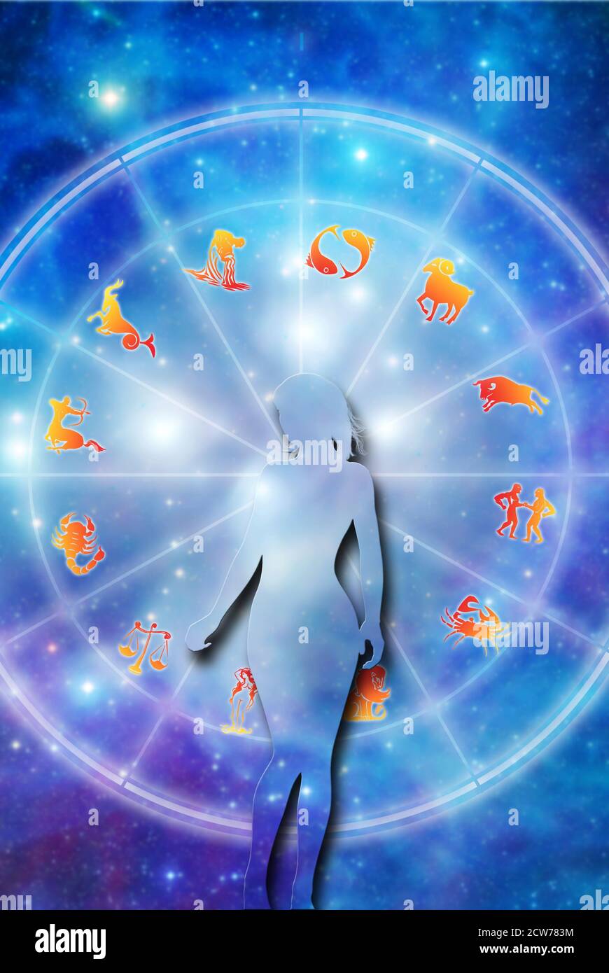 Astrology women hi-res stock photography and images - Alamy