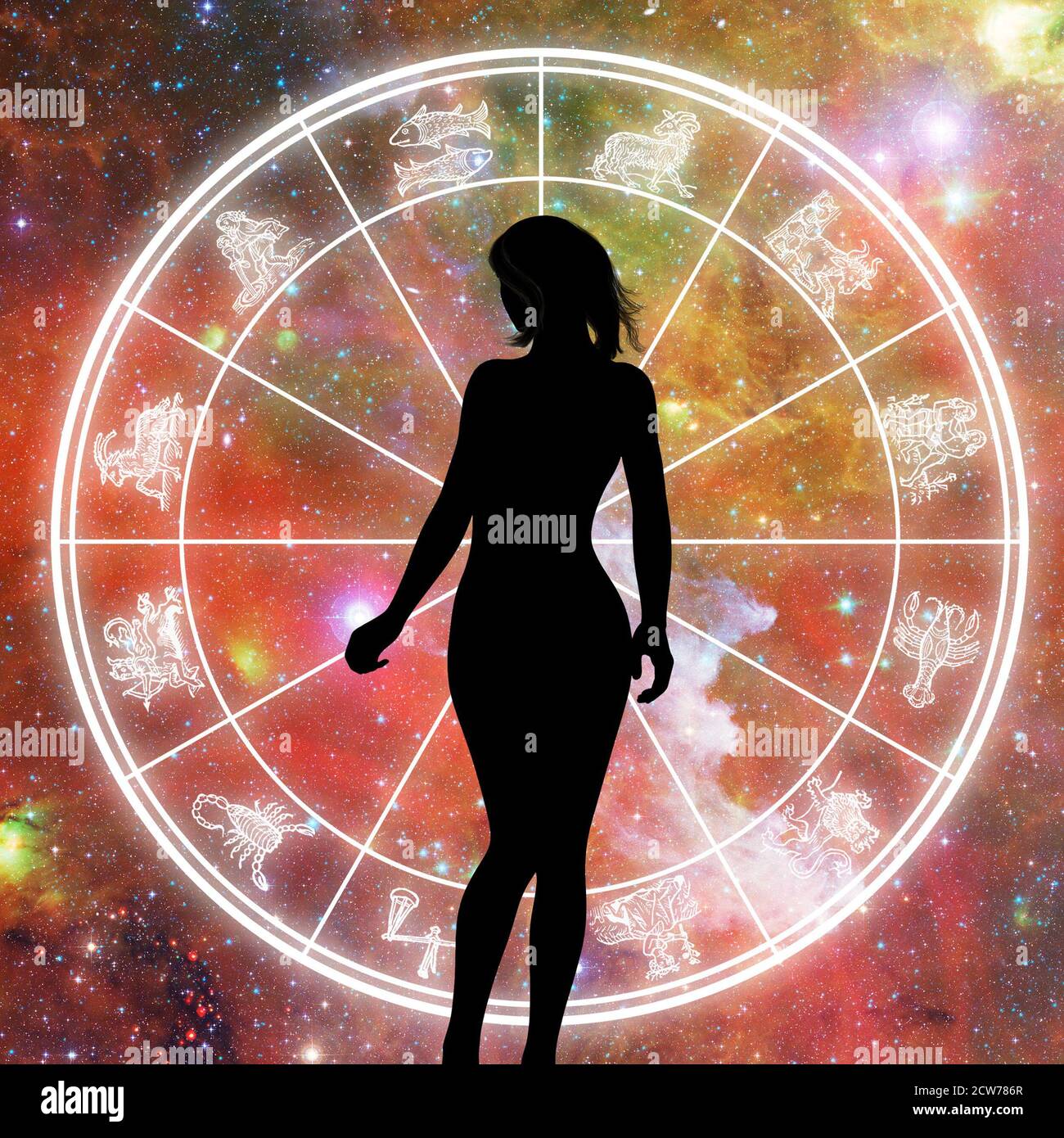 Astrology women hi-res stock photography and images - Alamy