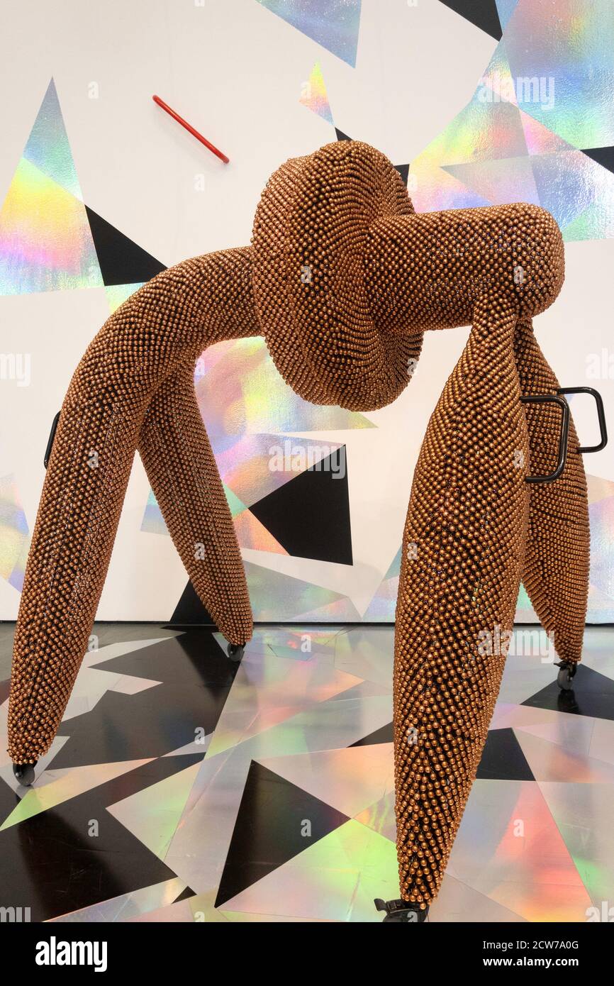 Haegue Yang installation "Handles" in the Marron Atrium at the Museum ...