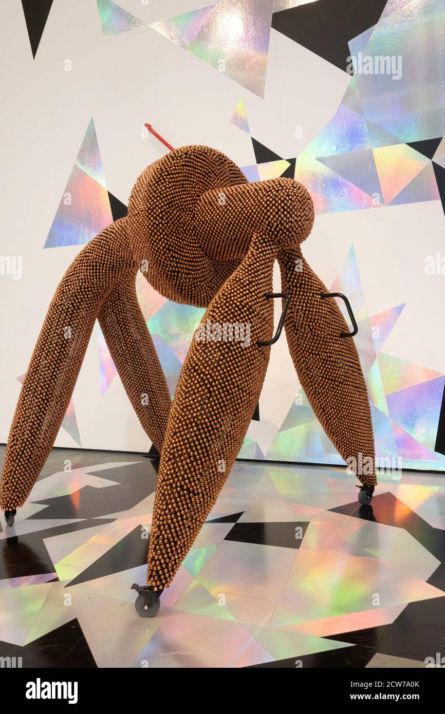 Haegue Yang installation "Handles" in the Marron Atrium at the Museum ...