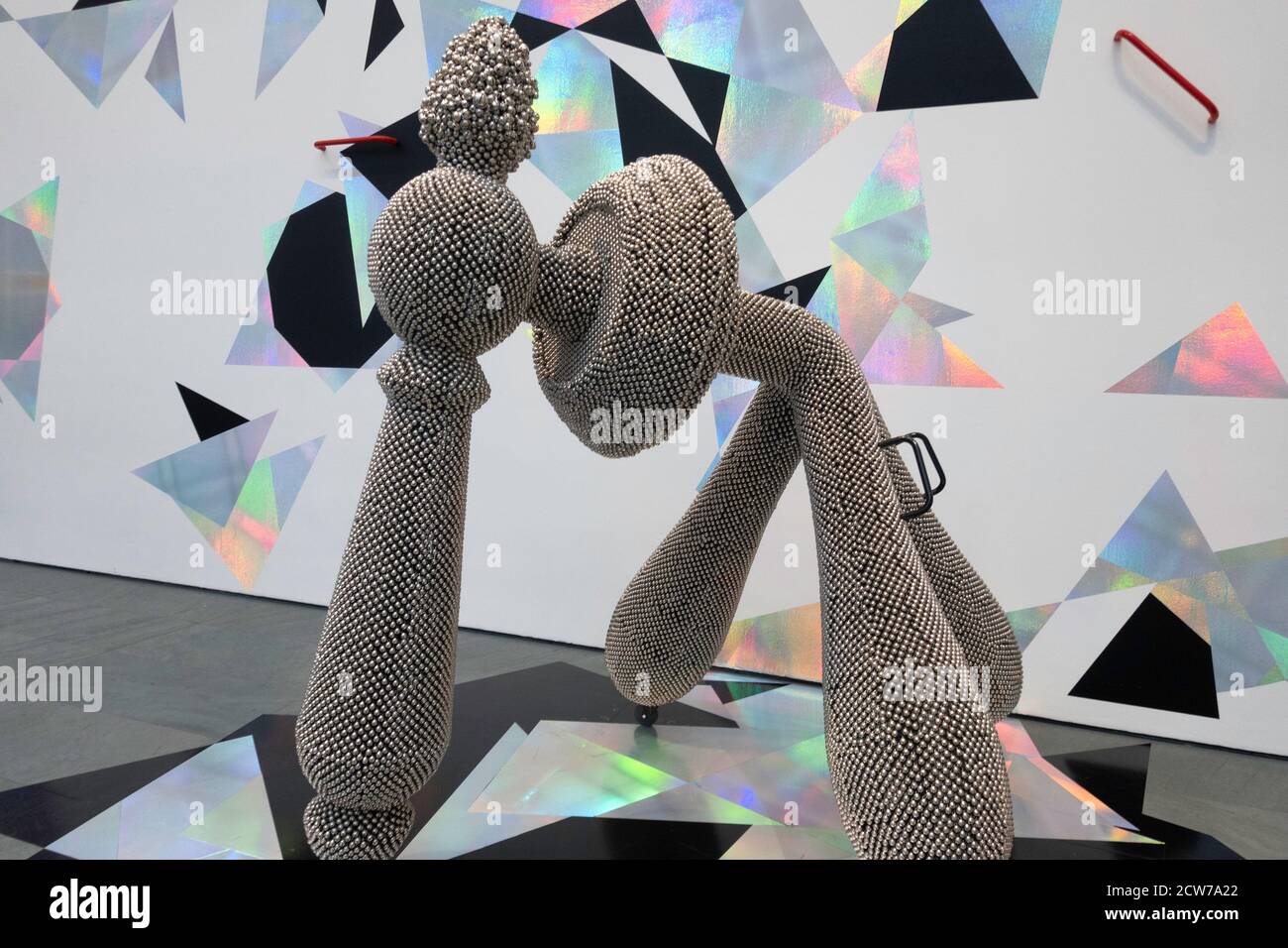 Haegue Yang installation "Handles" in the Marron Atrium at the Museum ...