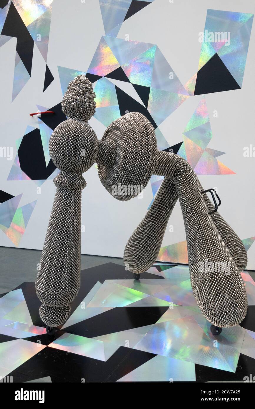 Haegue Yang installation "Handles" in the Marron Atrium at the Museum ...