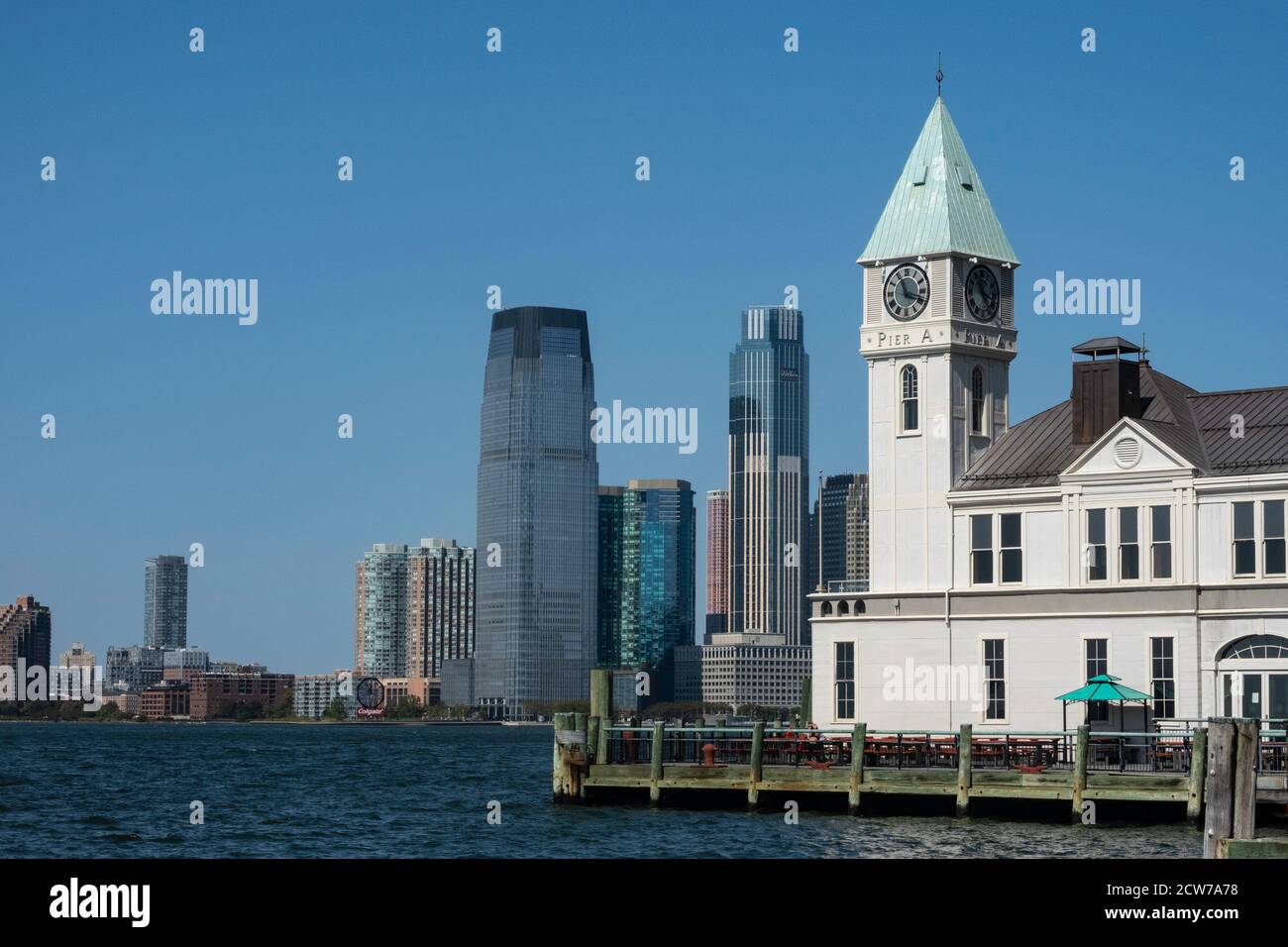 City Pier A is a landmark in Battery Park, NYC, USA Stock Photo - Alamy