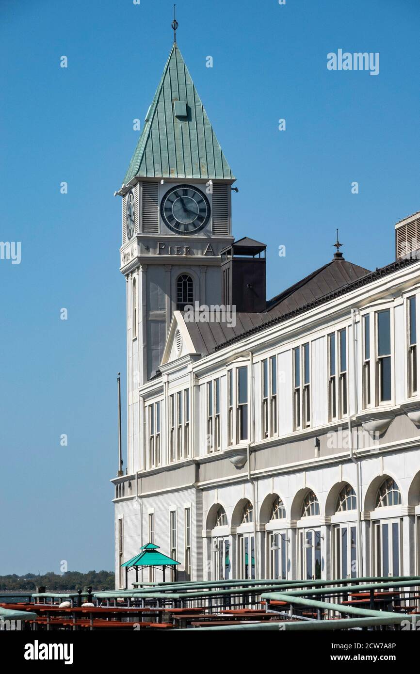 City Pier A is a landmark in Battery Park, NYC, USA Stock Photo - Alamy