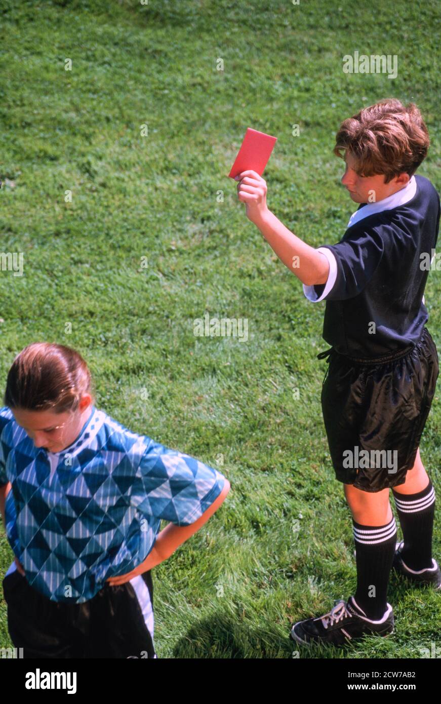 American referee soccer children hi-res stock photography and images ...