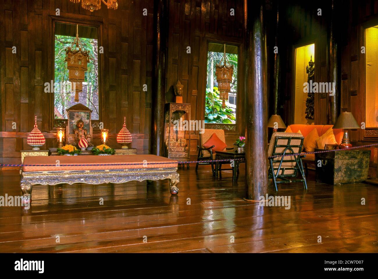 Interior traditional thai house hi-res stock photography and images - Alamy