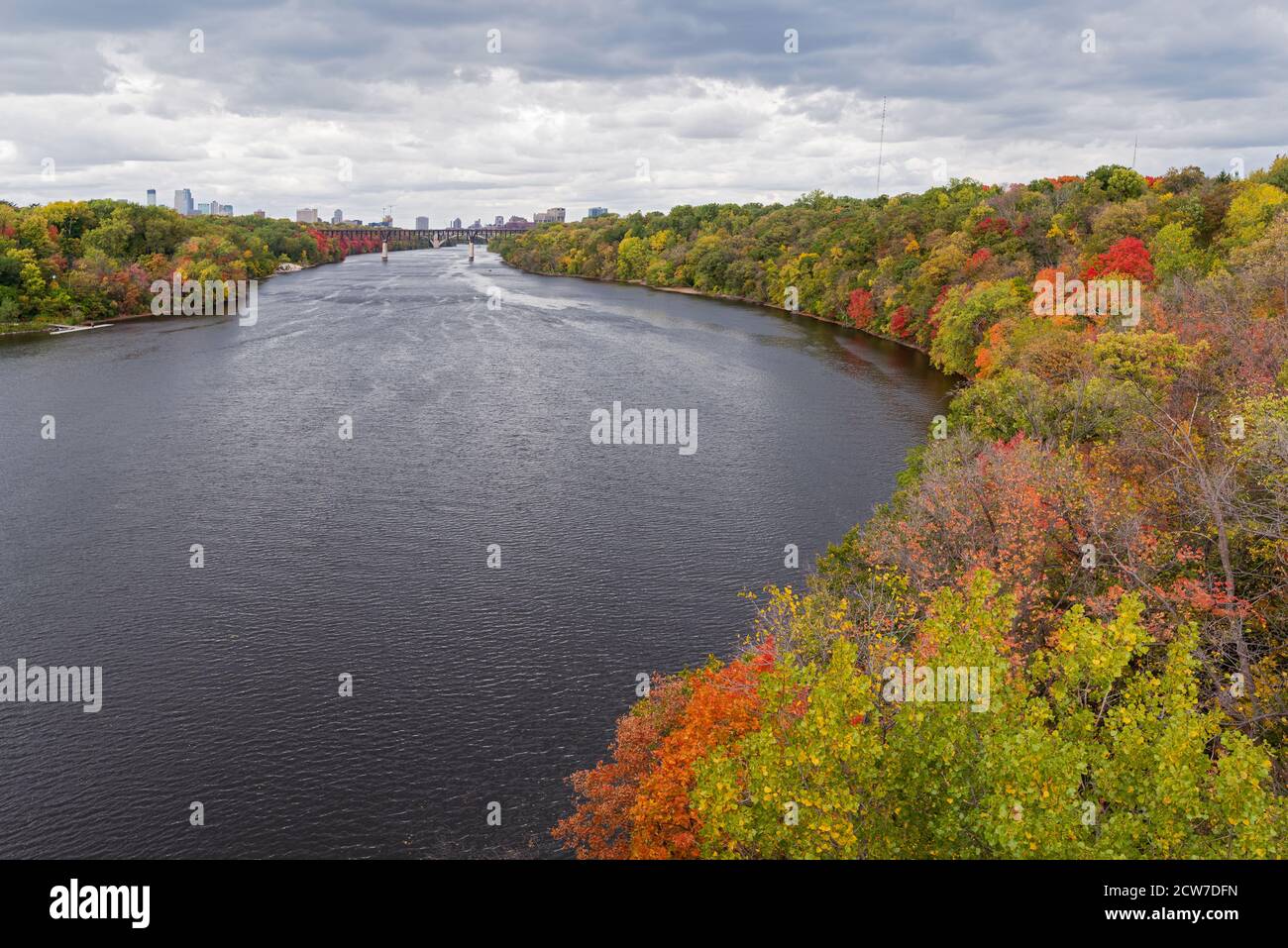 Mississippi river fall foliage hi-res stock photography and images - Alamy