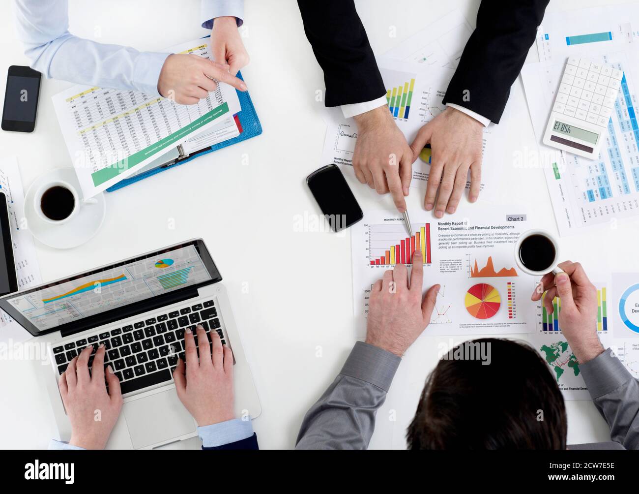 Business people meeting at table Stock Photo - Alamy