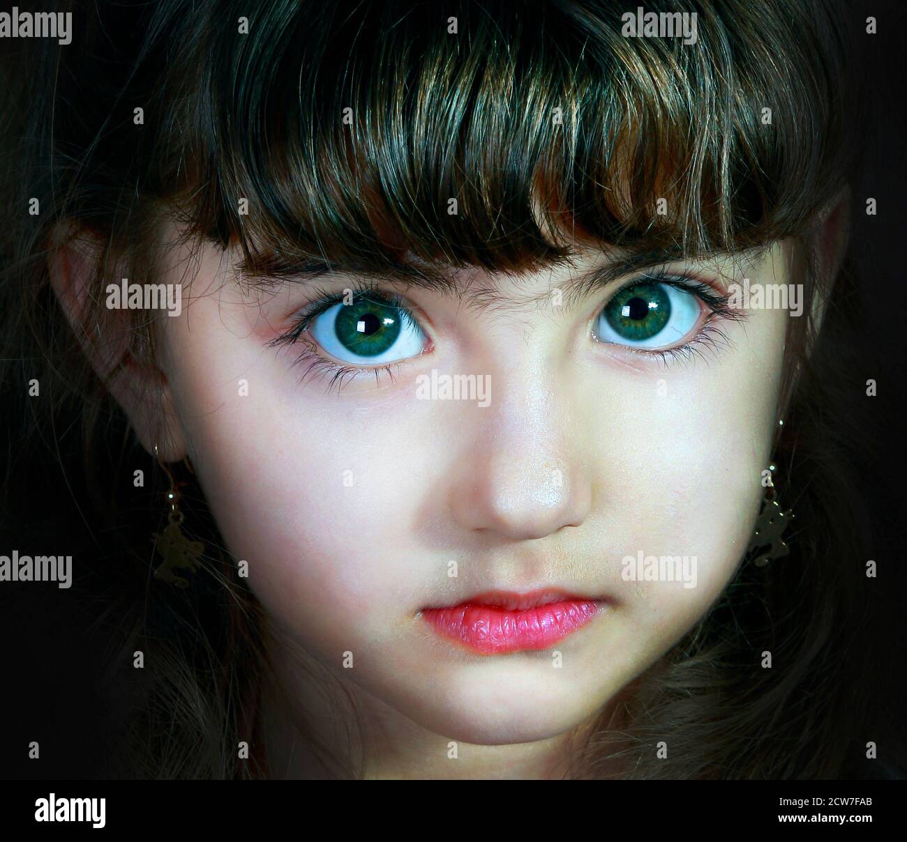 Eyebrows are continuous hi-res stock photography and images - Alamy