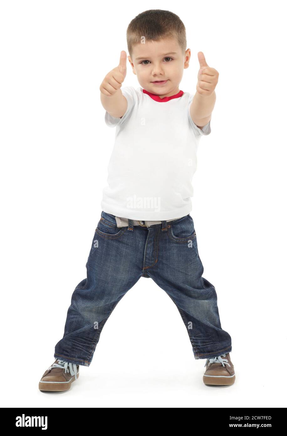 Child showing ok sign Stock Photo - Alamy