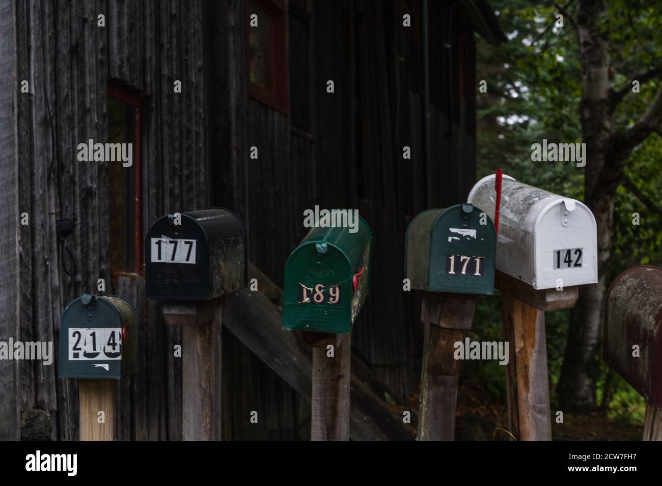 Cute mailboxes hi-res stock photography and images - Alamy