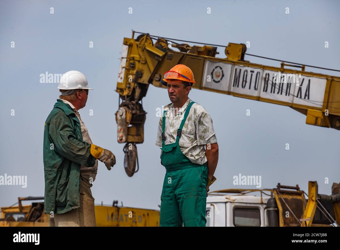 Oil rig workers hi-res stock photography and images - Alamy