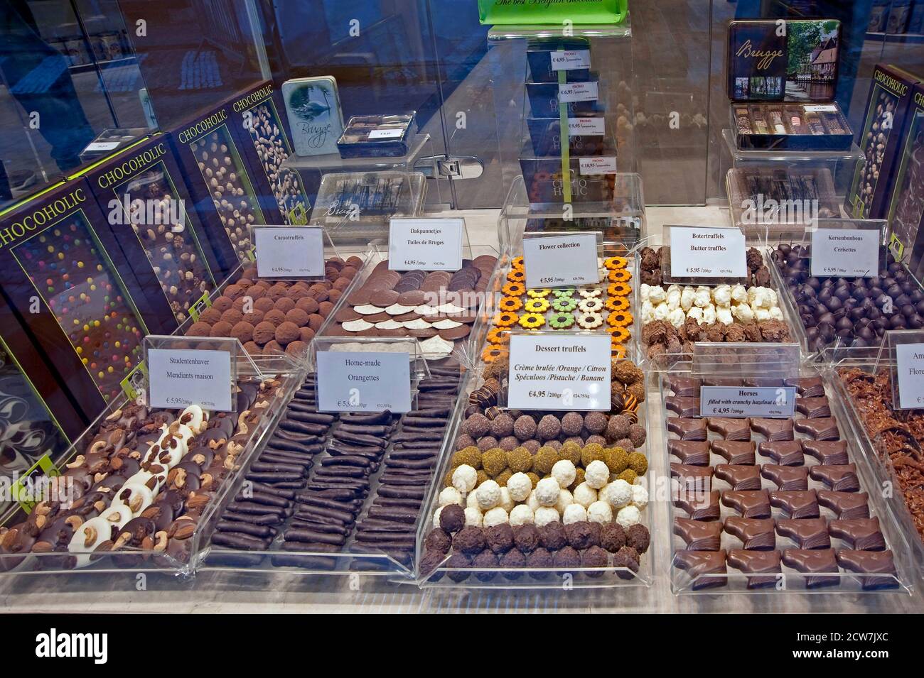 Window display in chocolate shop, Bruges, Belgium Photo © Fabio ...