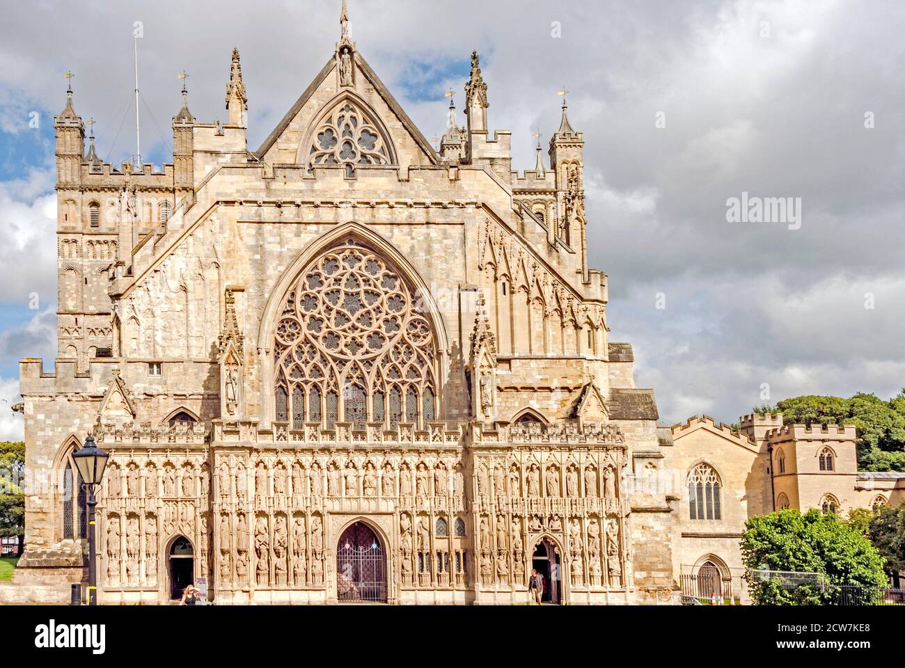 Exeter (Devon, England): The Cathedral Church of St Peter; Exeter ...