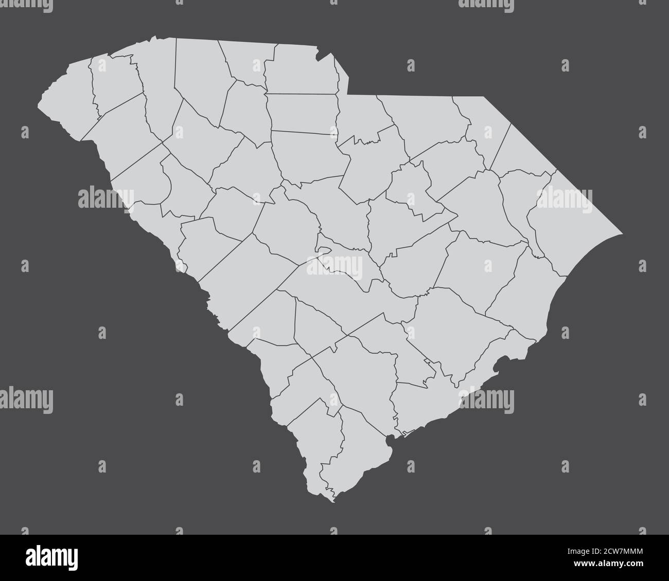 Outline charleston south carolina hi-res stock photography and images ...