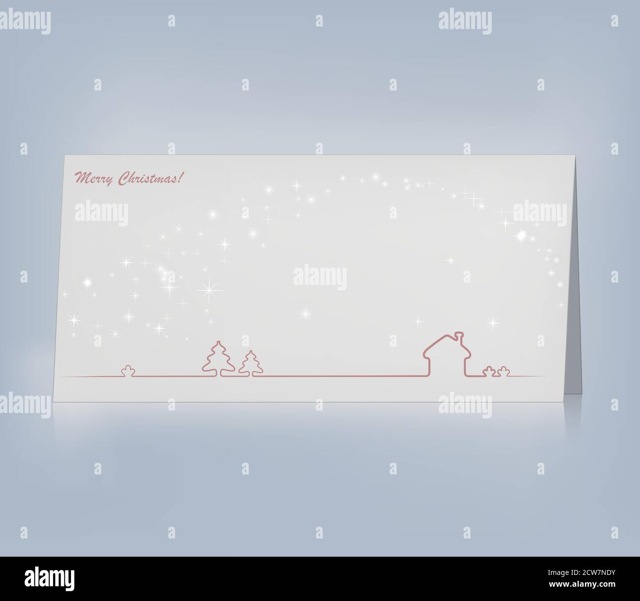 Vector Christmas card Stock Vector Image & Art - Alamy