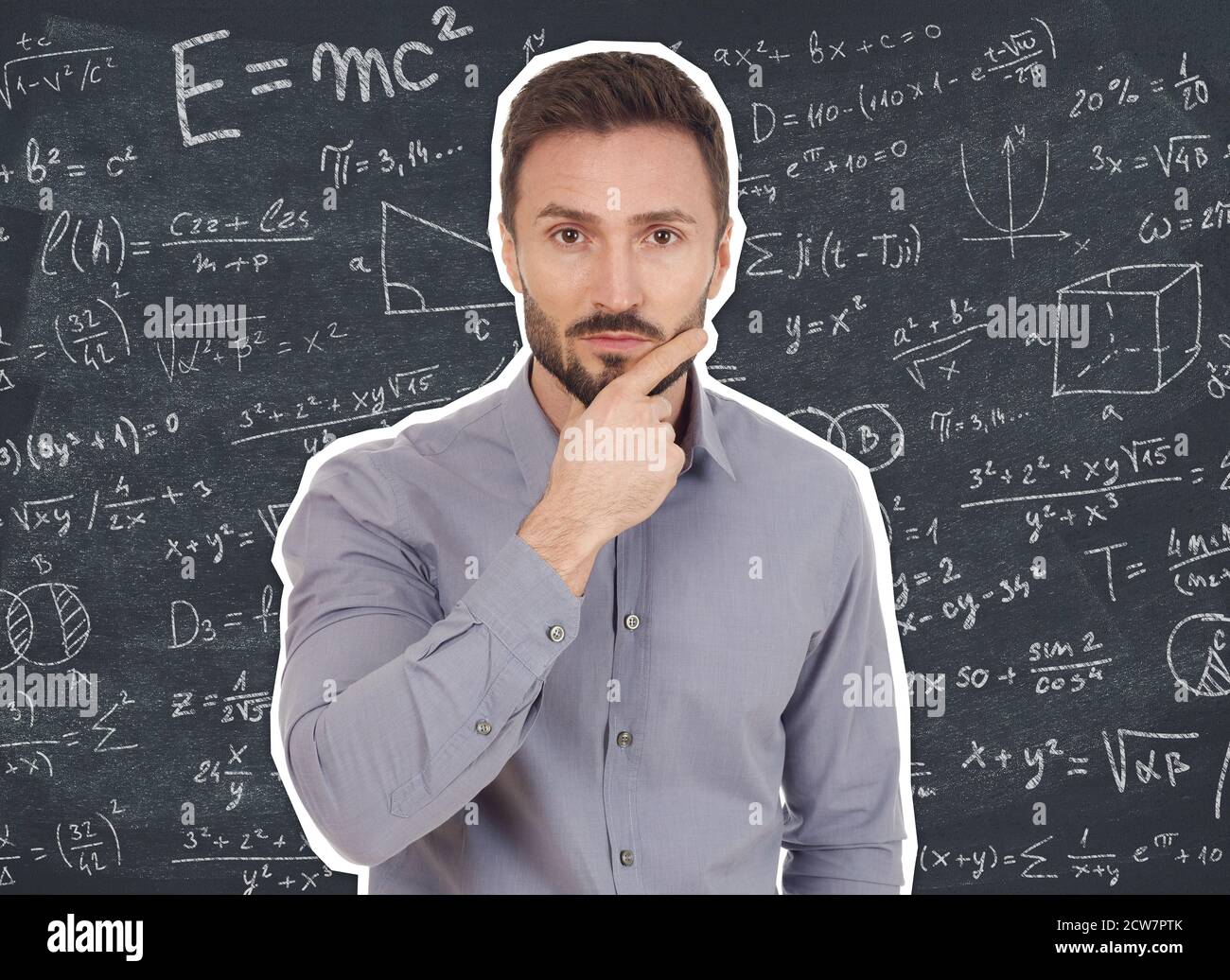 Mathematics on blackboard hi-res stock photography and images - Alamy