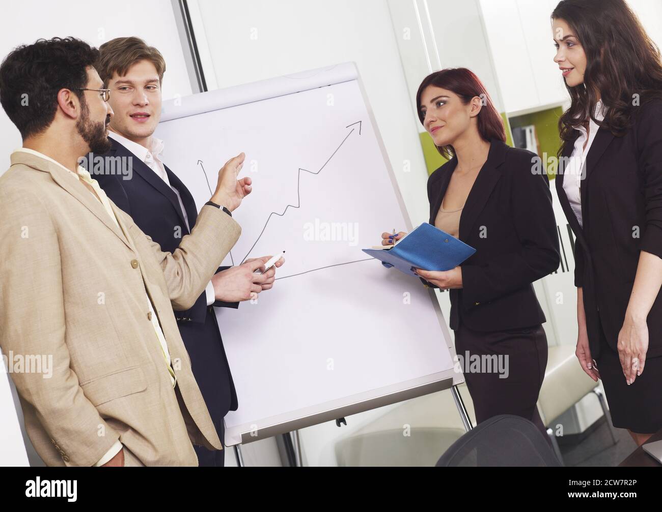 Business people presentation Stock Photo - Alamy