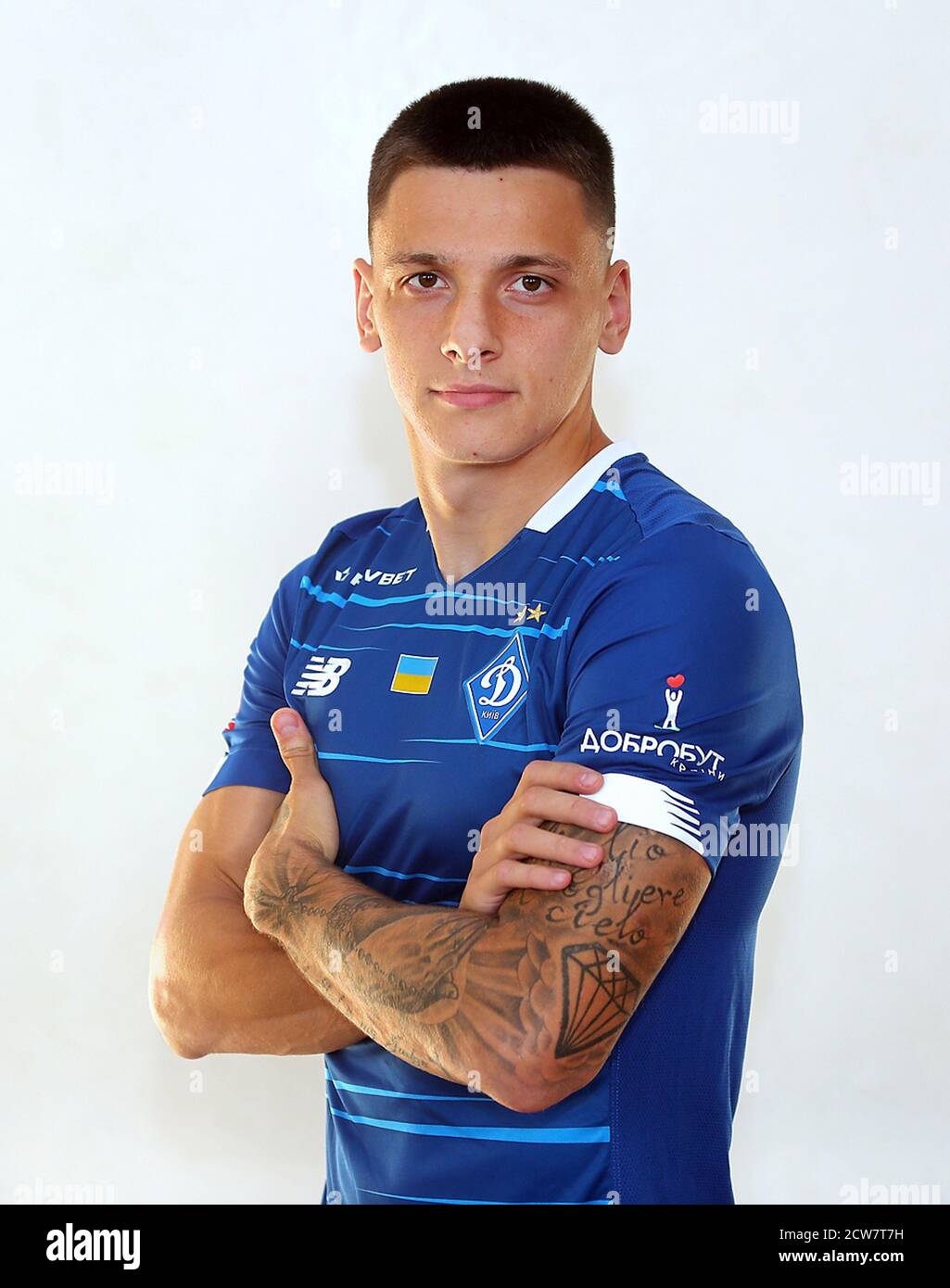 Rusyn Nazarii of Dynamo Kiev taken at Dynamo Kiev Media Day Stock Photo ...