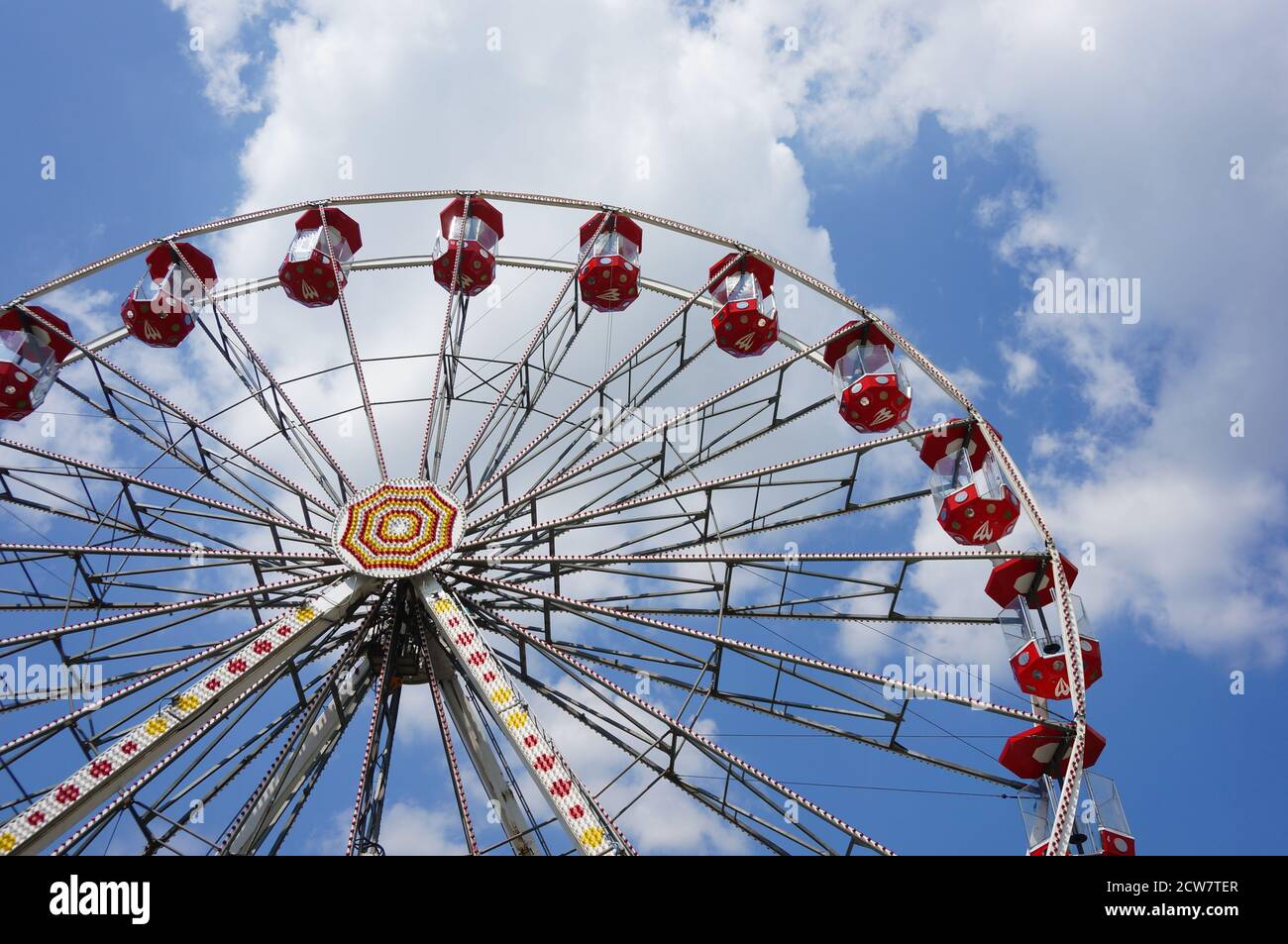 High Ferris wheel at a park Stock Photo - Alamy