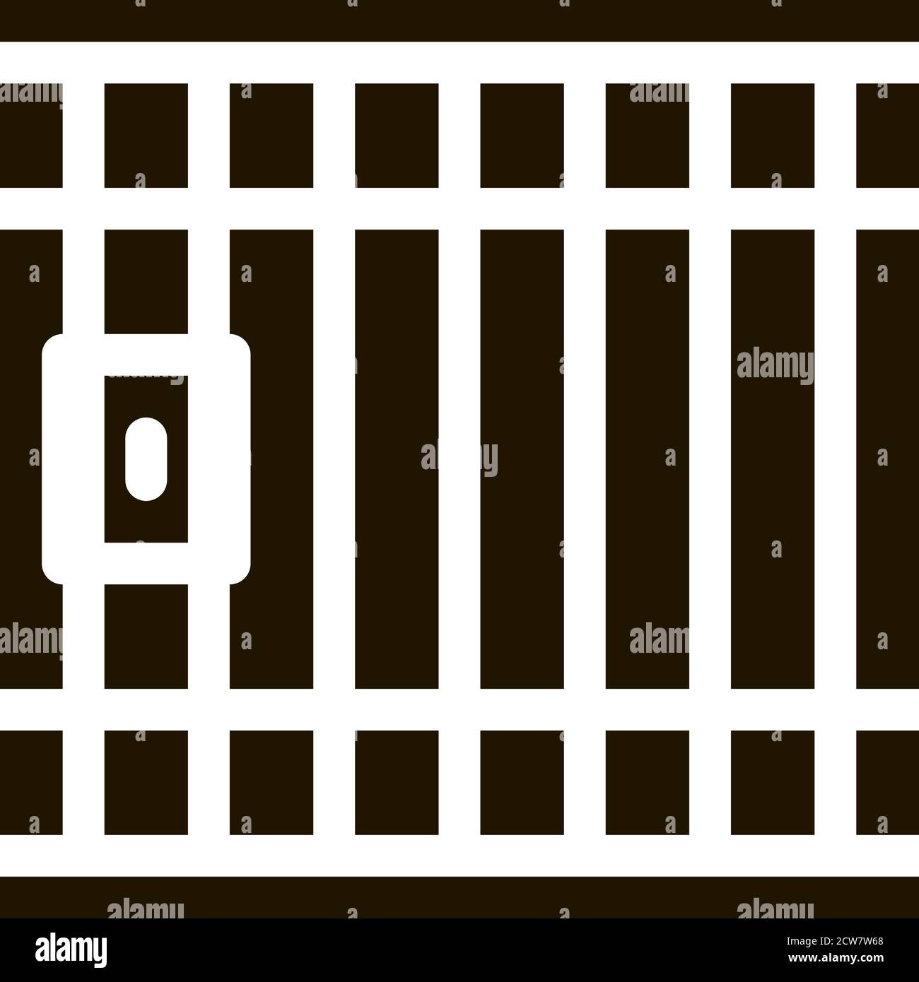 Police Prison Bar Gate Icon Illustration Stock Vector Image & Art - Alamy