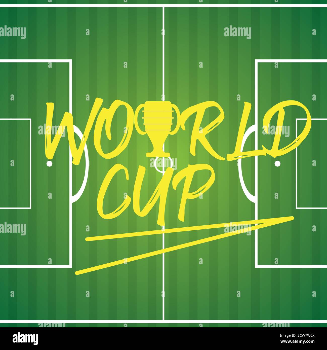 Soccer field background. World cup - Vecrtor illustration Stock Vector ...
