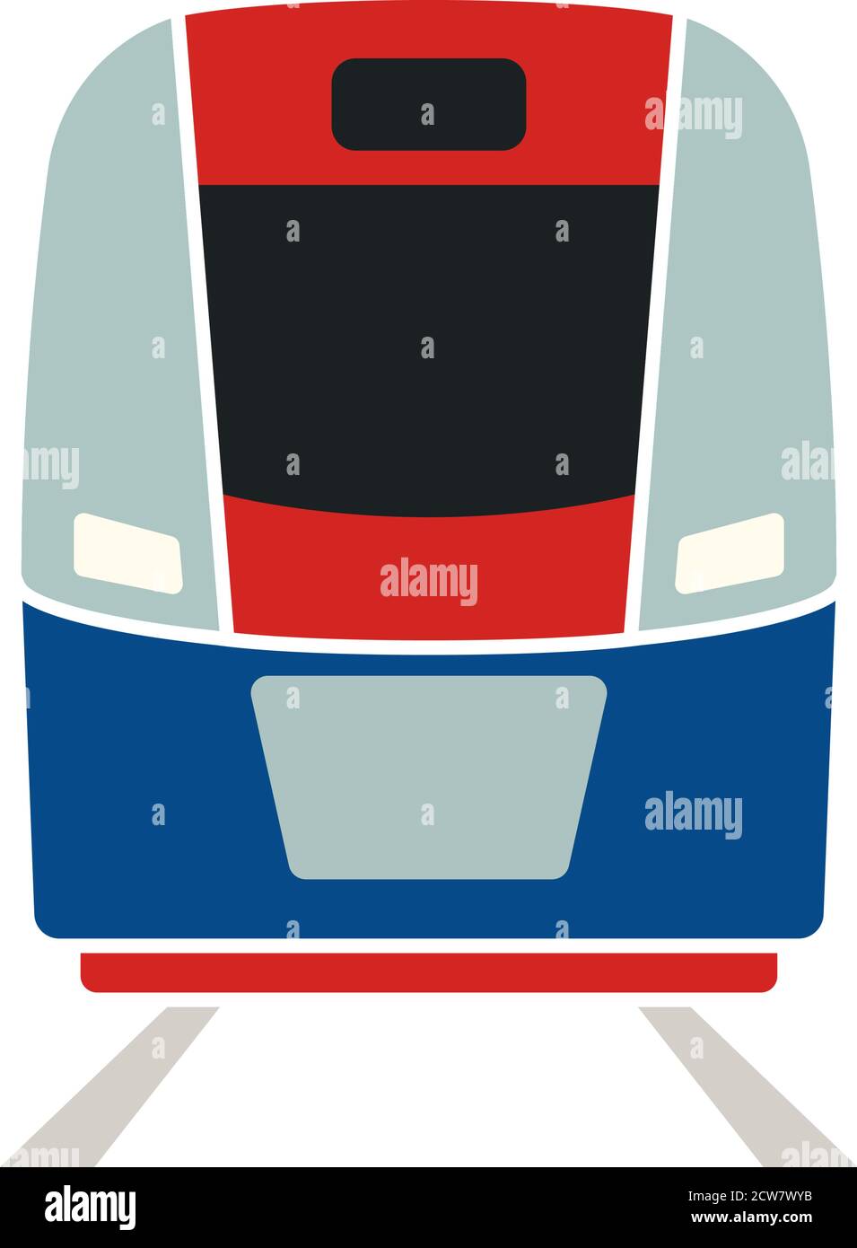 Train Icon. Flat Color Design. Vector Illustration Stock Vector Image ...