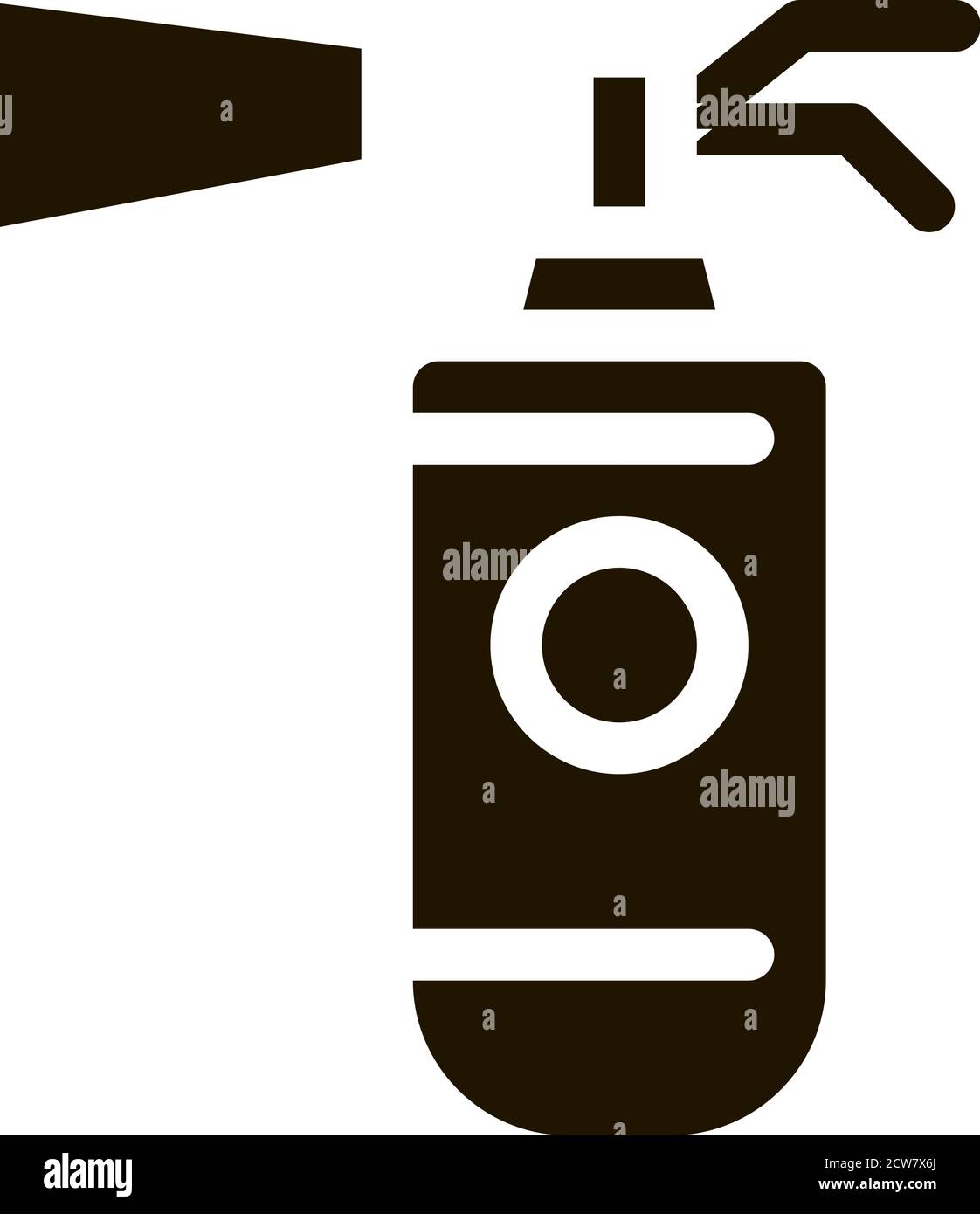 Fire Extinguisher Device Icon Illustration Stock Vector Image & Art - Alamy