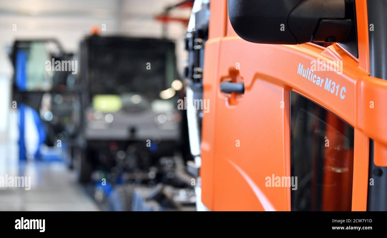 Waltershausen, Germany. 28th Sep, 2020. A Multicar M31 is on display in ...