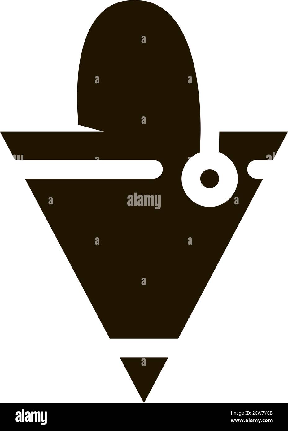 Fire Triangle Bucket Icon Illustration Stock Vector Image & Art - Alamy