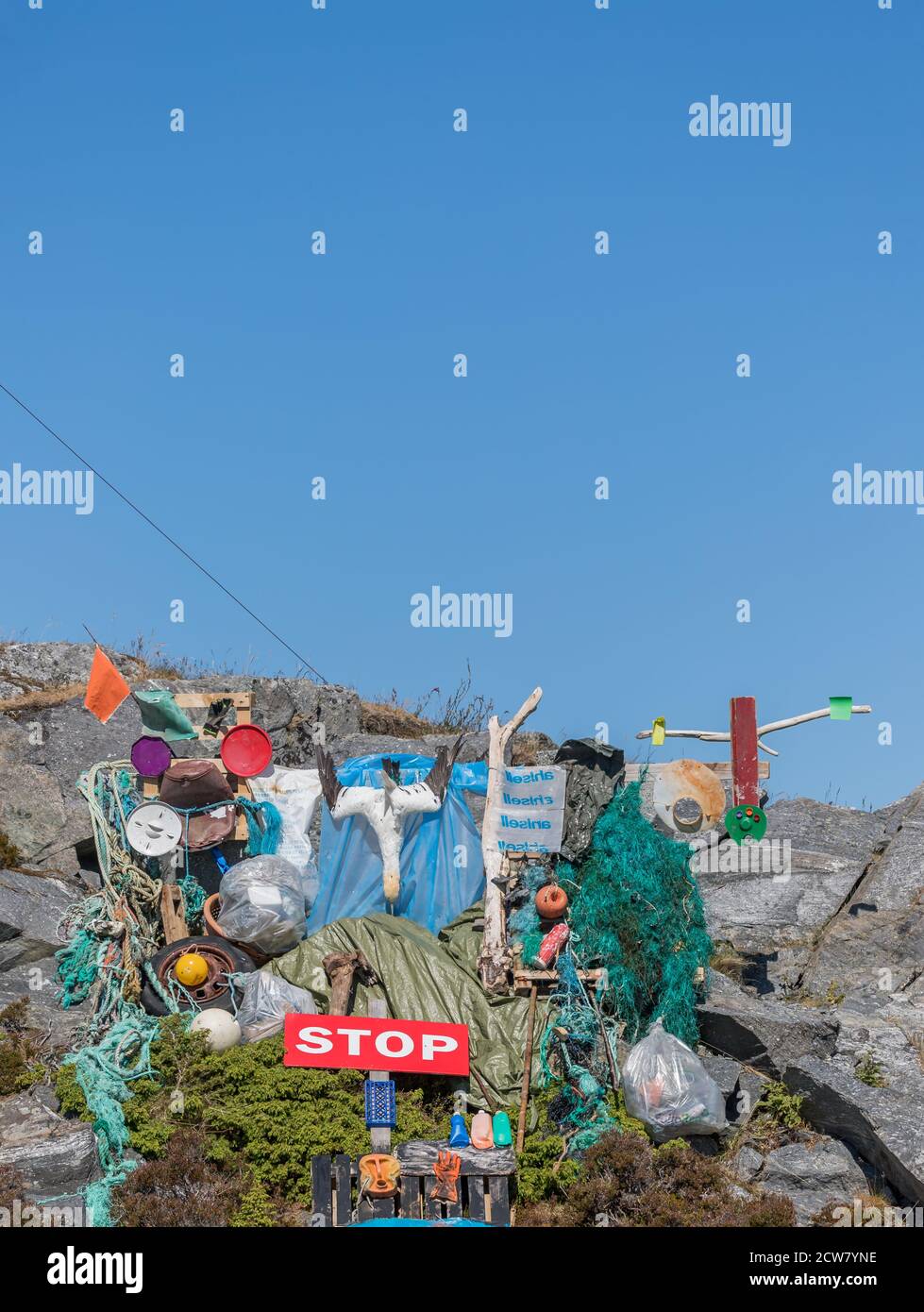 Plastic waste protest hi-res stock photography and images - Alamy