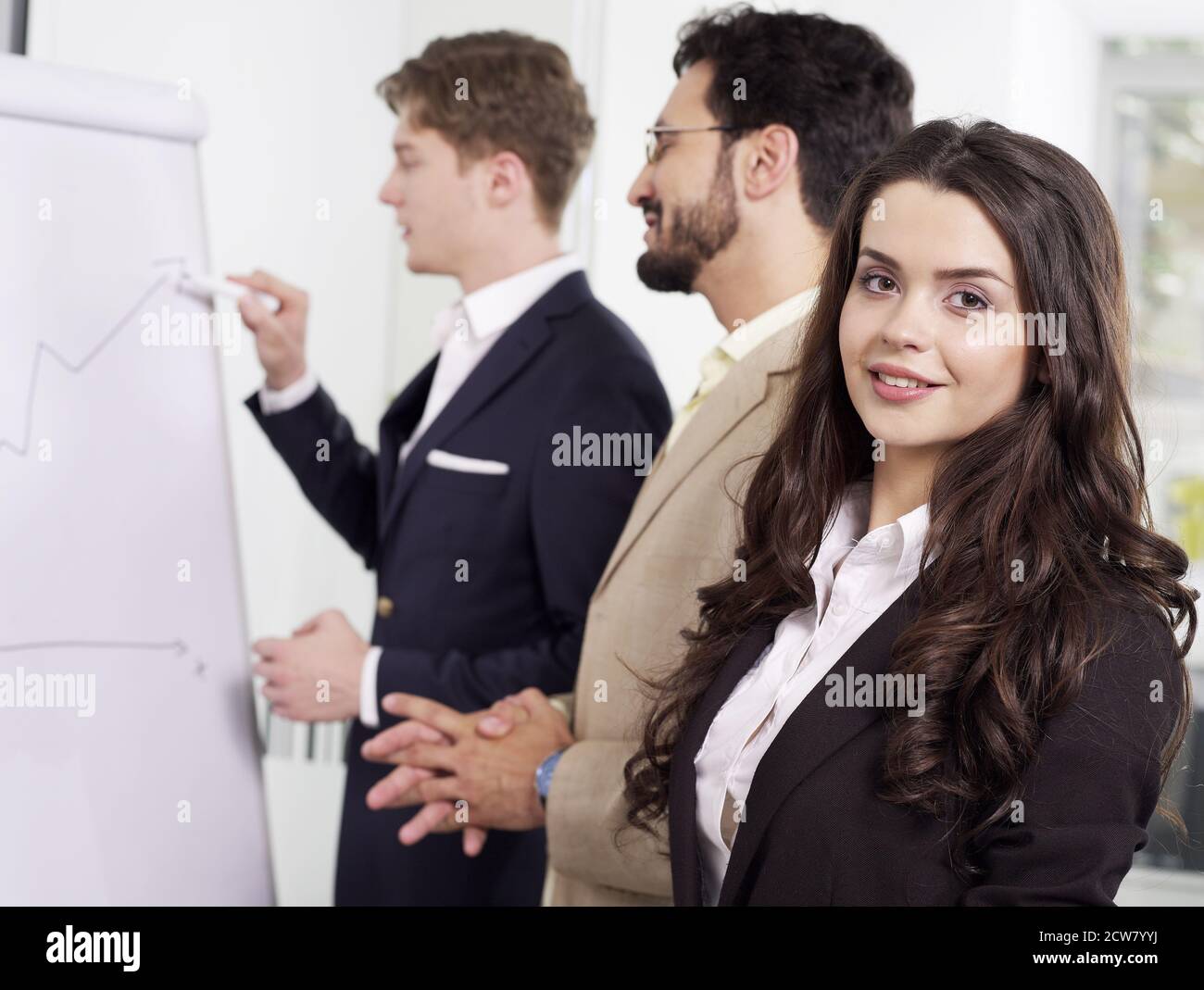 Business people presentation Stock Photo - Alamy