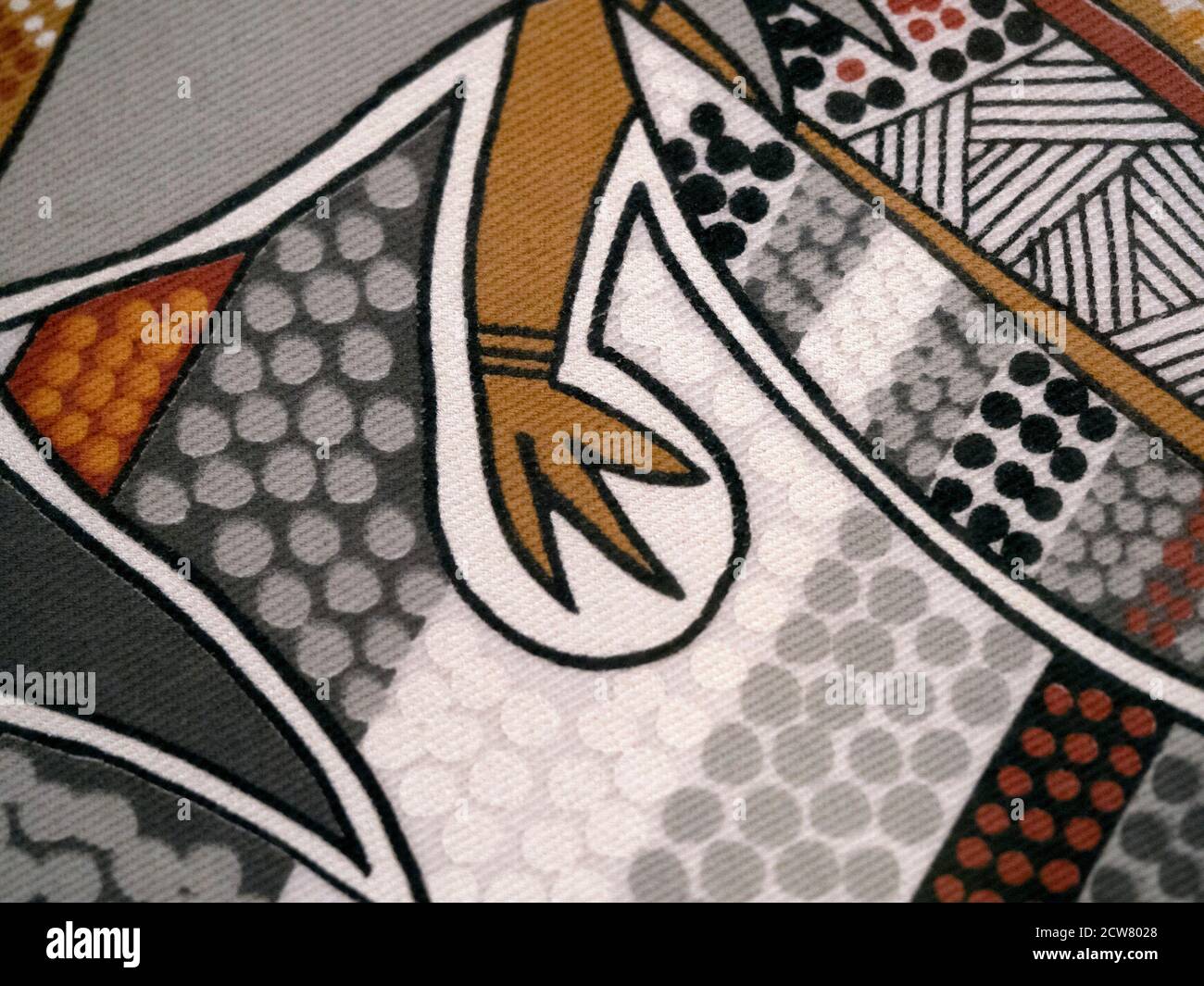 Australia aboriginal bush painting background Stock Photo - Alamy